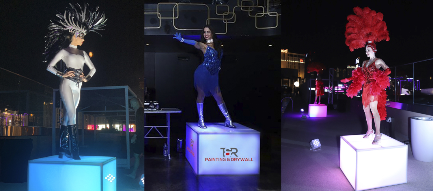 LED Go-Go Pods – LV Entertainment